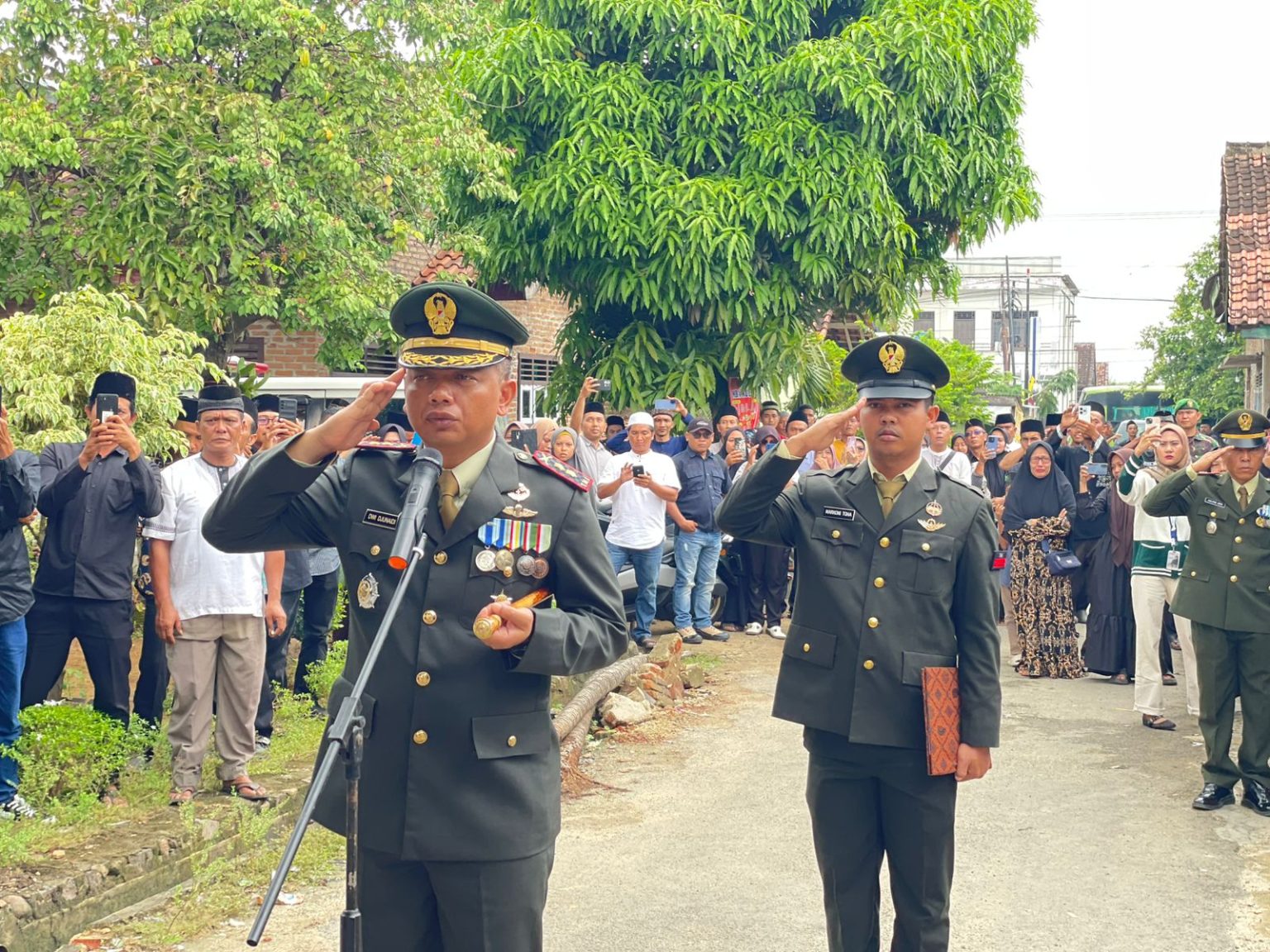 Kodim 0424/Tanggamus Gelar Upacara Penyerahan dan Pemakaman Militer ...